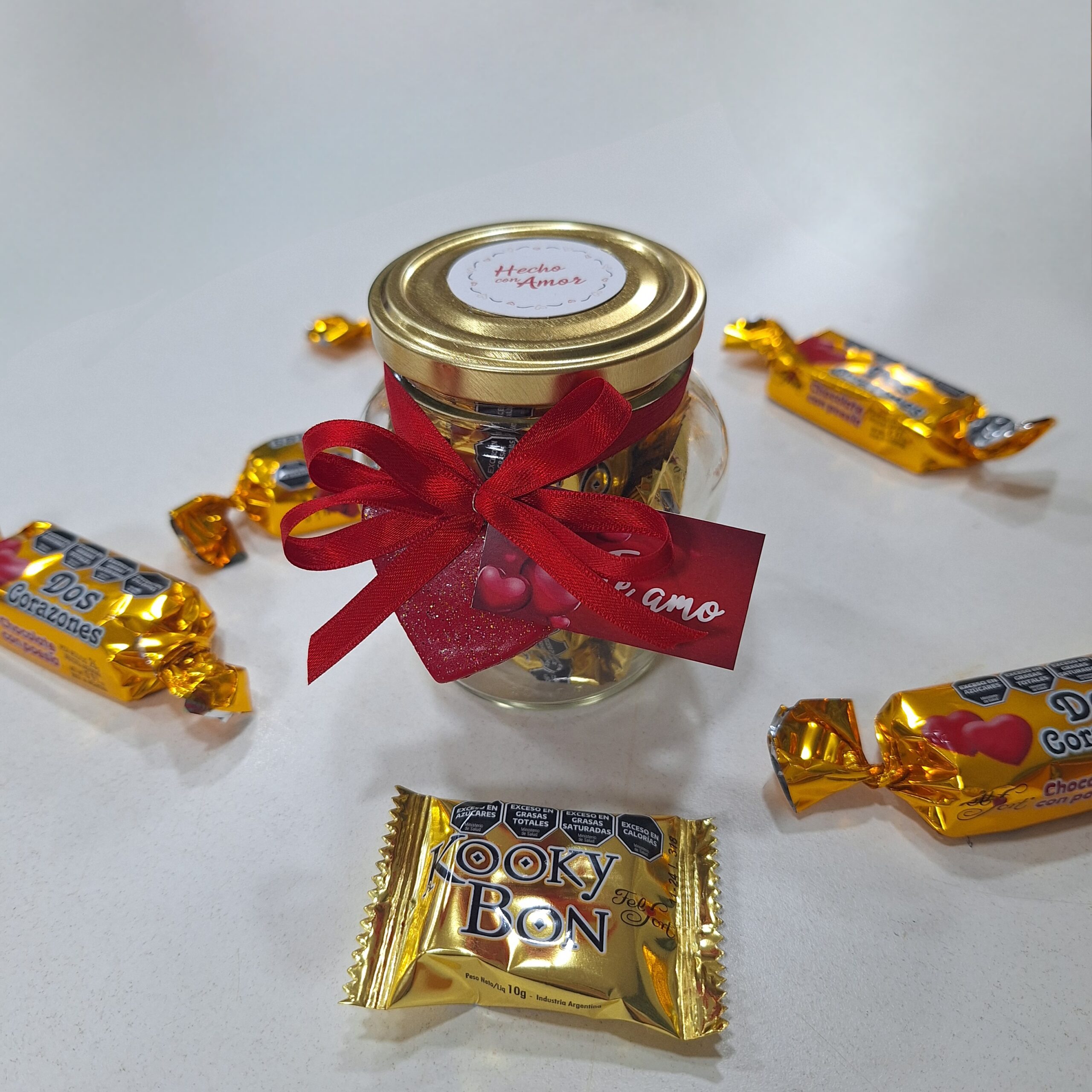 Bombones en Frasco Grande